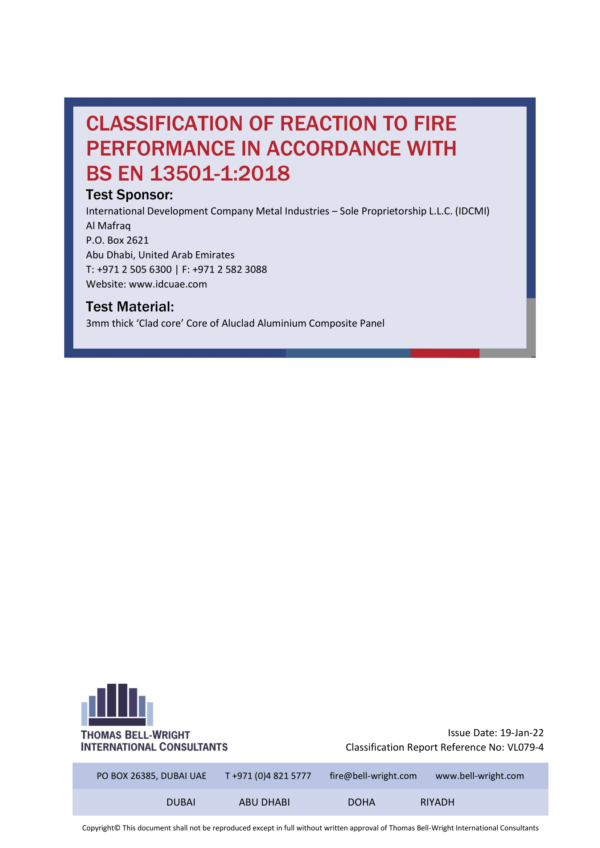 Test Reports – IDCMI